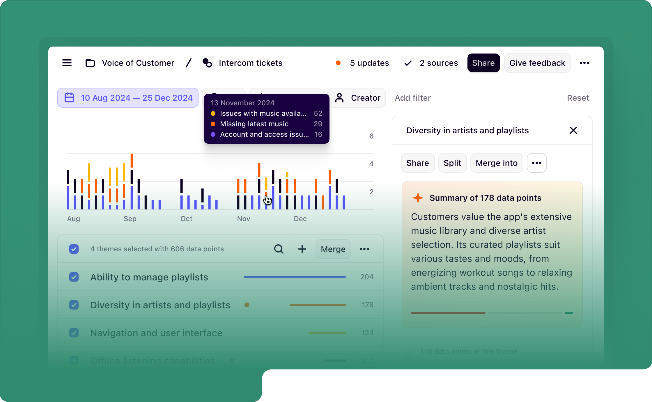Customer Insights Hub — Dovetail