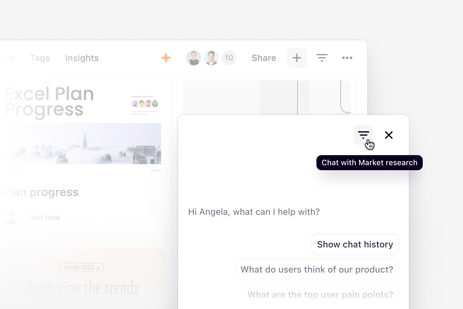 Understand the humans in your data, with contextual chat