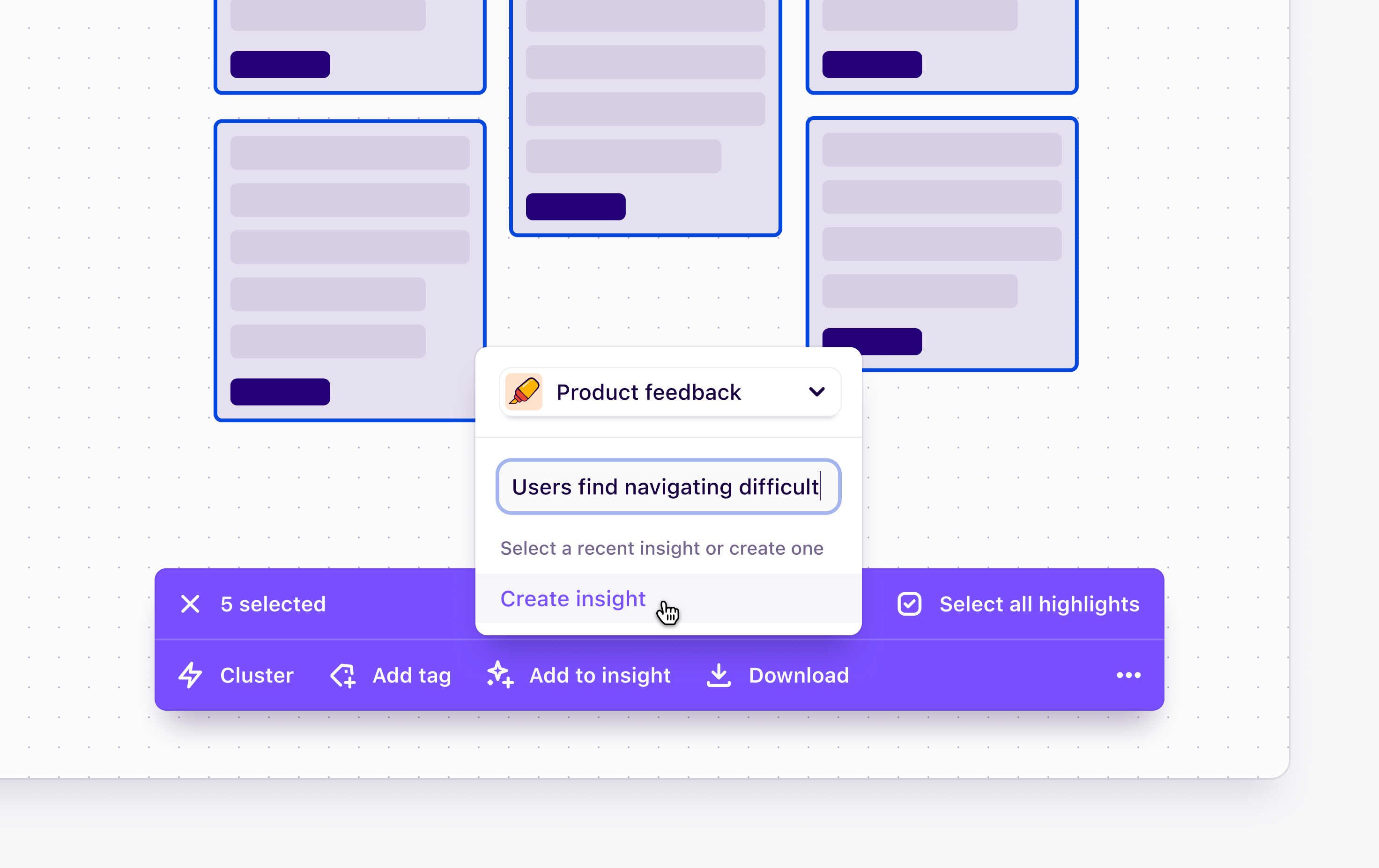 Uncover themes faster than ever, now with AI clustering