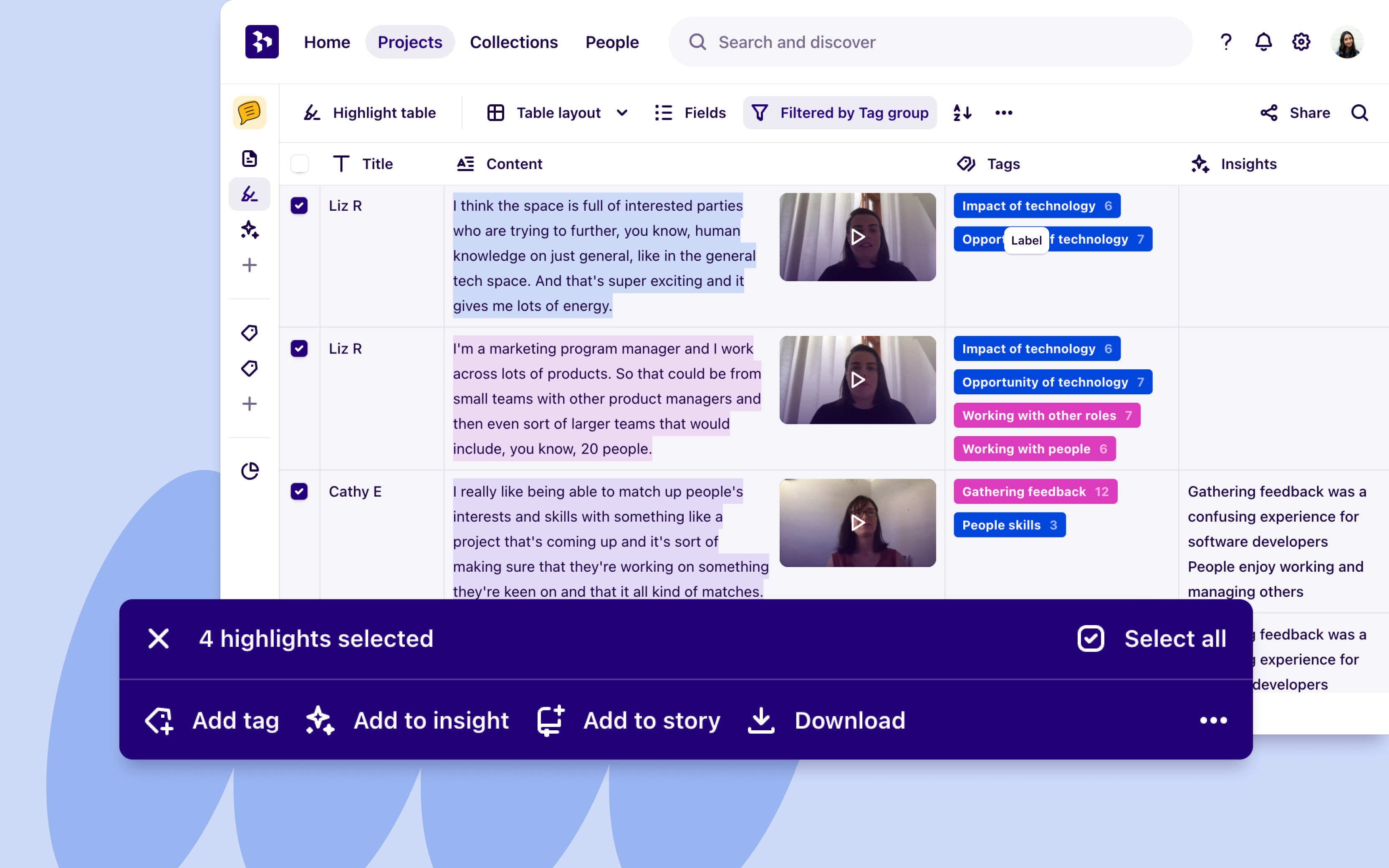 Speed up analysis of high-volume customer feedback