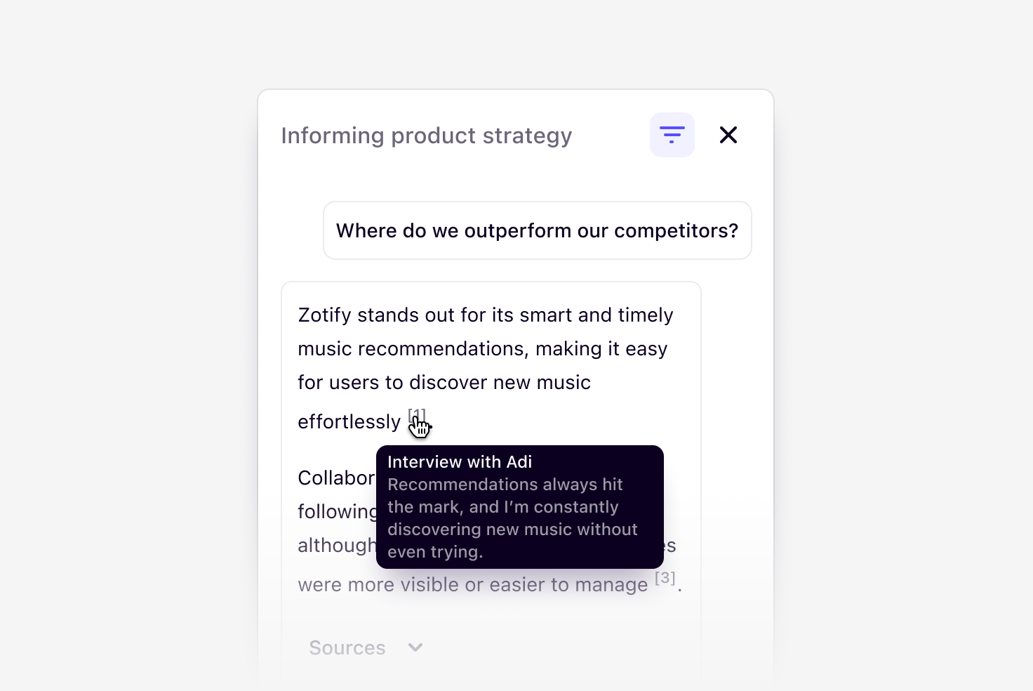 Understand the humans in your data, with contextual chat