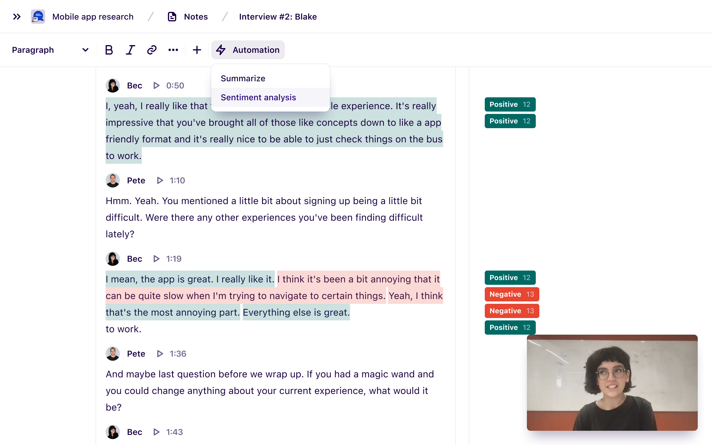 Customer Insights Hub — Dovetail