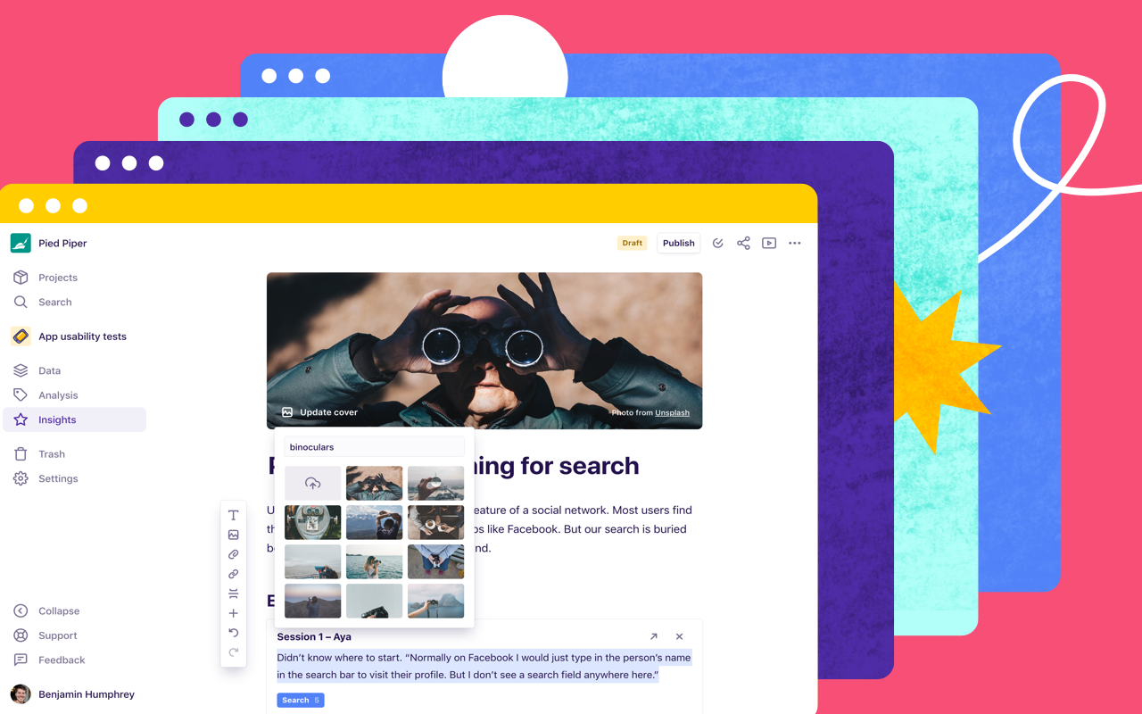 Summarize and share research findings with insights