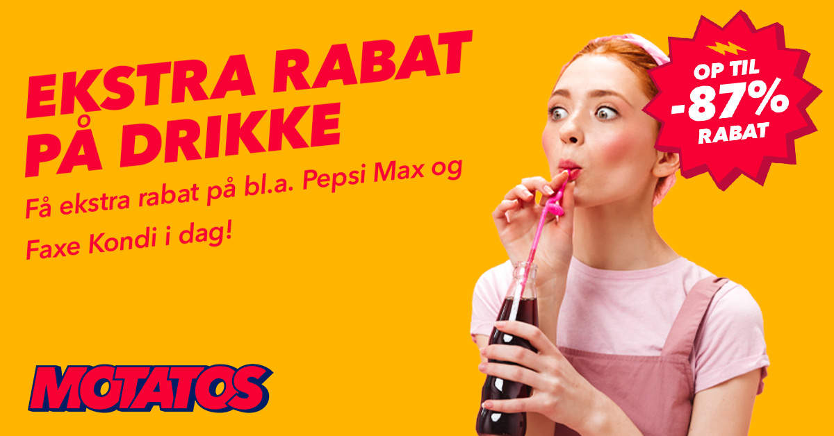 Ekstra rabat på drikke