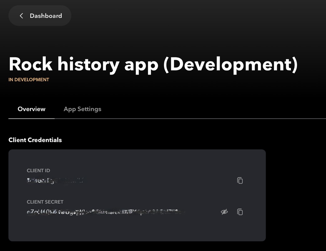 Manage apps | TIDAL Developer Portal