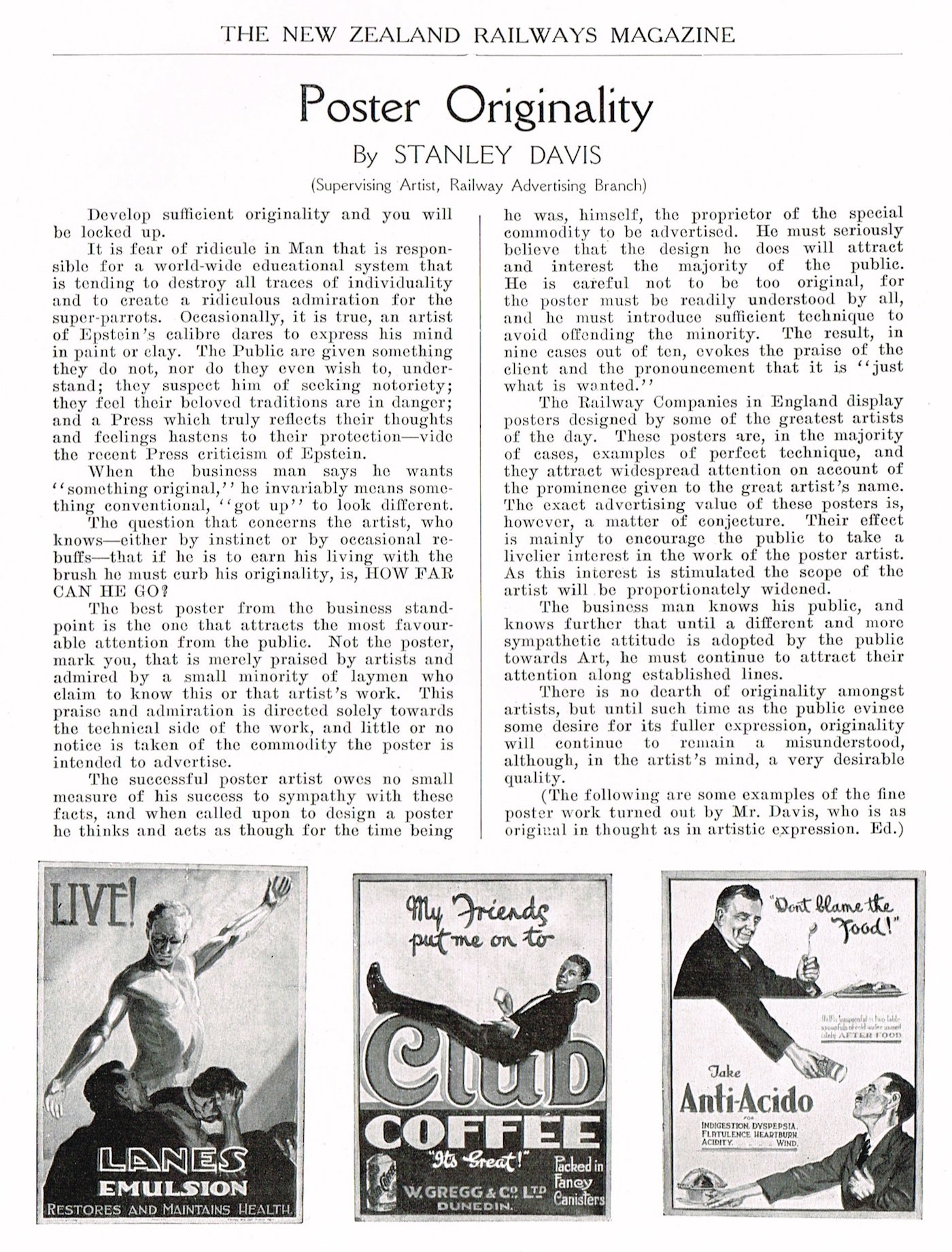 First Among Equals: Stanley Davis (1892–1938) | MOTAT | New Zealand