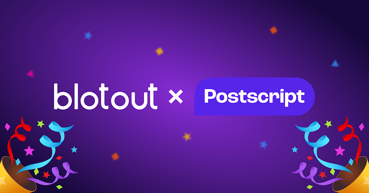 Postscript and Blotout Integration - Postscript