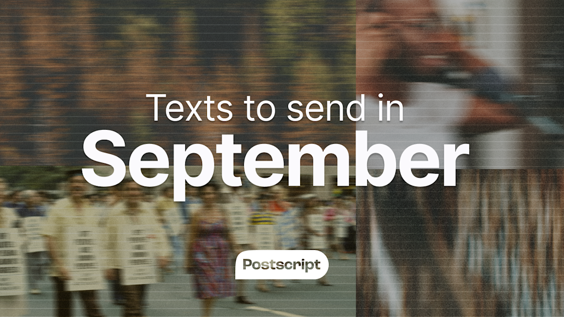 7 SMS Ideas for September