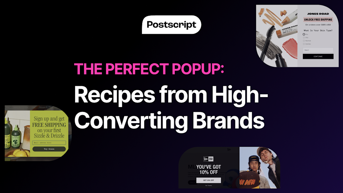 The Perfect Popup Recipe for SMS & Email
