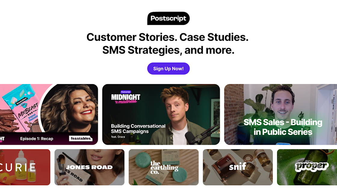 Newsletter and SMS Sign Up