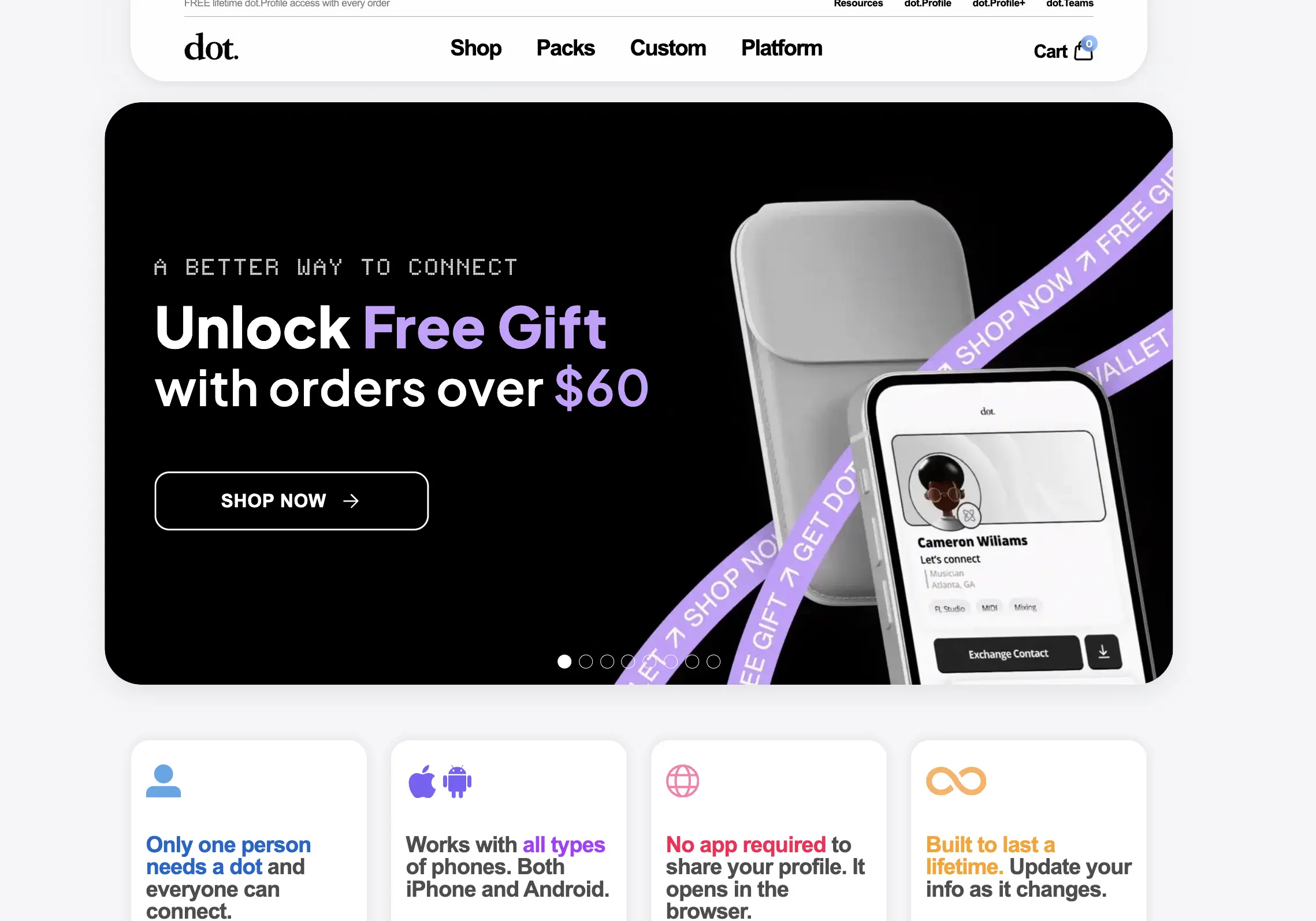 Dot Card Pricing (2026): Team Plans, Limits, and 100-User Breakdown