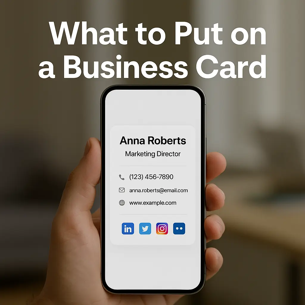 What to Put on a Business Card? The Answer Might Surprise You