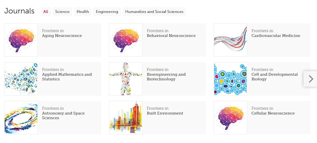 More research, journals in the spotlight on Frontiers’ new homepage