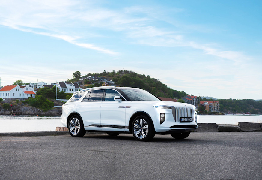 HONGQI E-HS9 er en stor SUV og premium elbil med firehjulstrekk.