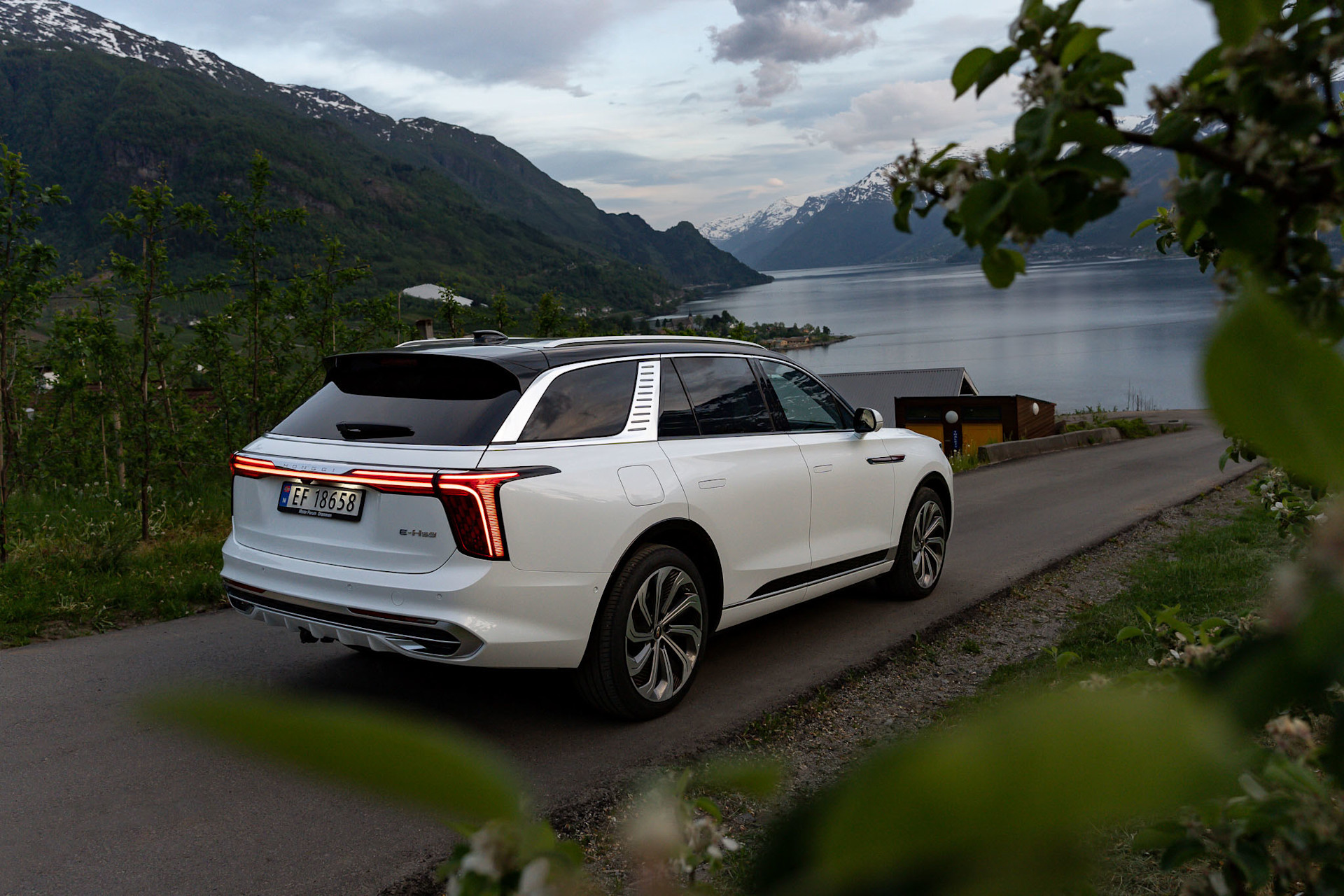HONGQI E-HS9 er en stor SUV og premium elbil med firehjulstrekk.