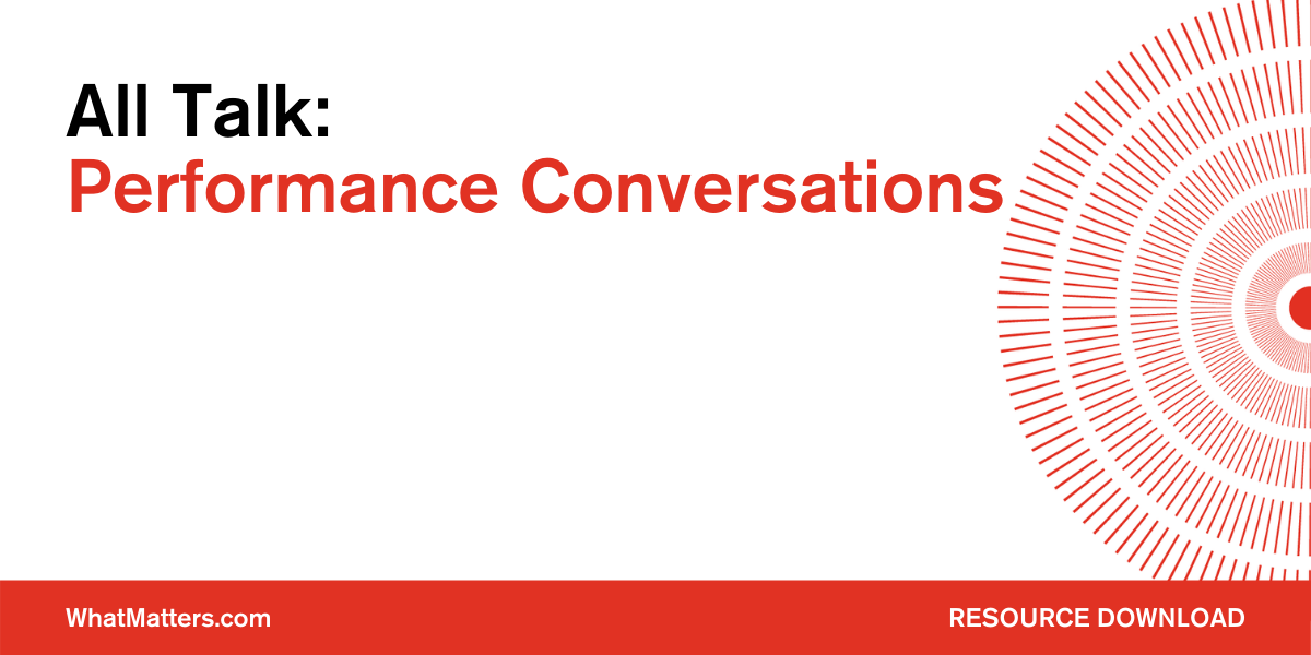 What Matters: Continuous performance management & OKRs: How do they work?