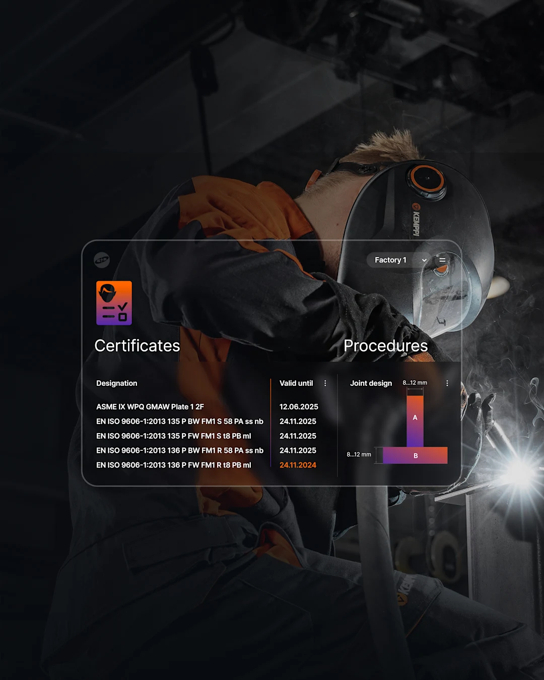 Welding Management Software - Cloud Service