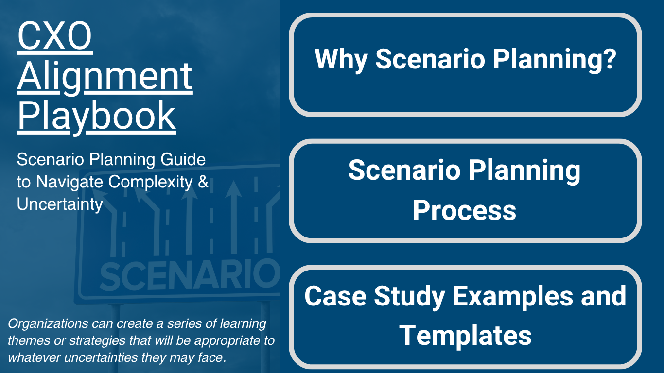 CXO Alignment Playbook Module 4 Section 3: Scenario Planning Guide to Navigate Complexity ...