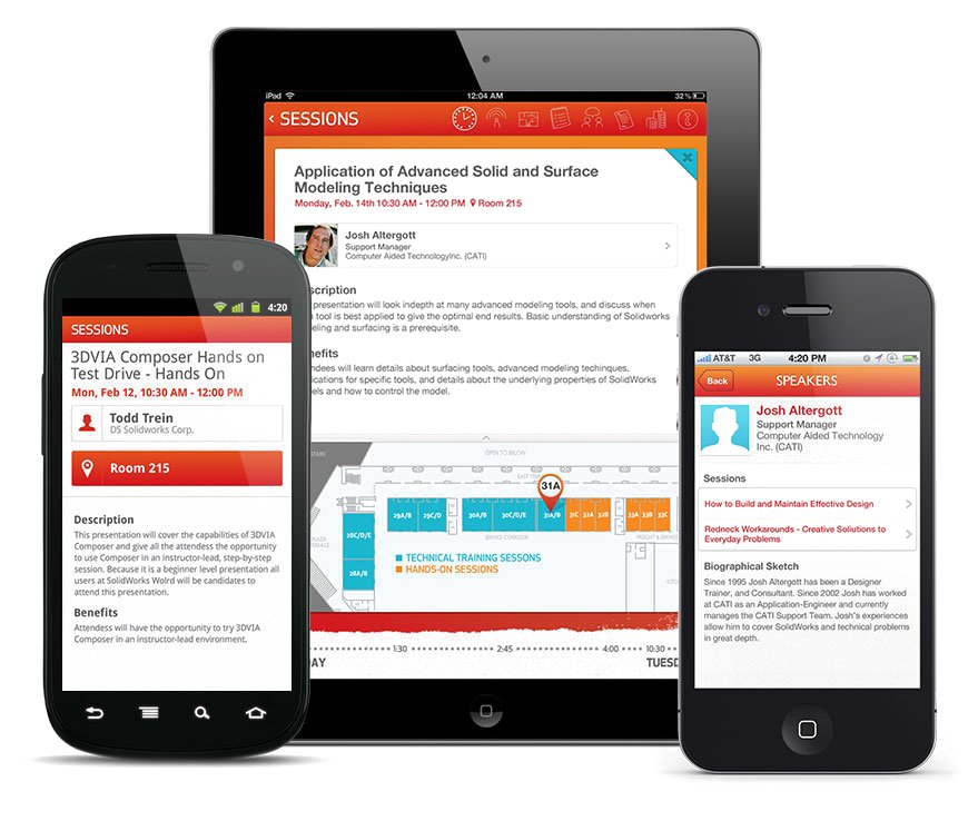 SolidWorks World Mobile Apps