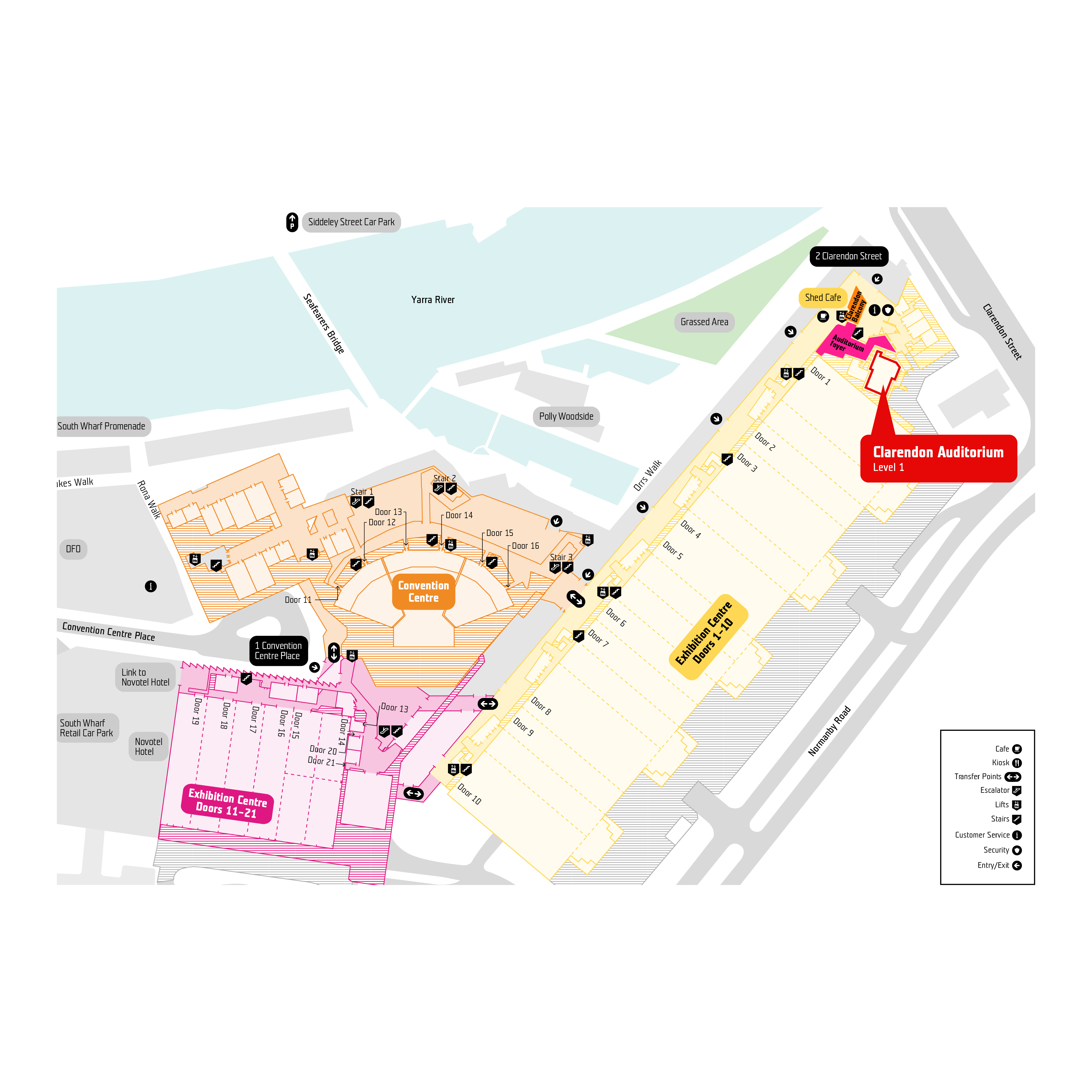 Clarendon Auditorium and Foyer | MCEC