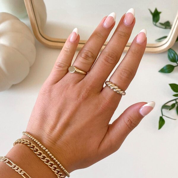 Gold Twist Ring - Rope Slim | Ana Luisa Jewelry