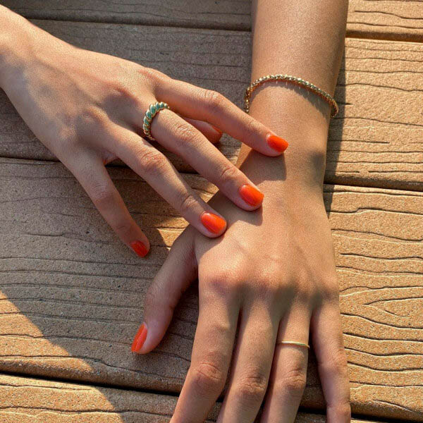 Gold Twist Ring - Rope Slim | Ana Luisa Jewelry