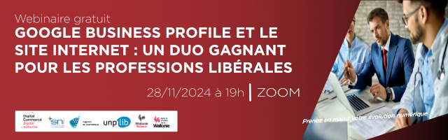 Webinaire Digital Professions Libérales. Google Business Profile et le site internet : un duo ...