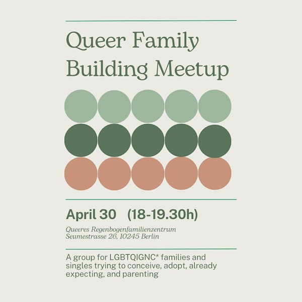 Queer Family Building Meetup Friedrichshain 18:00 | Event | Kietzee