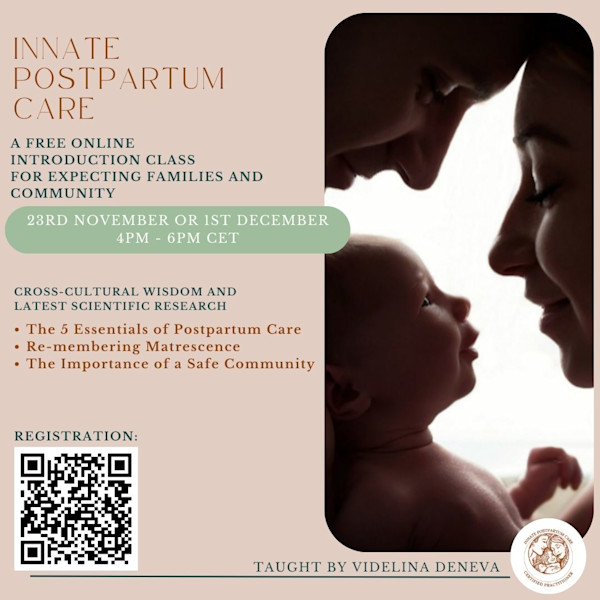 Introduction to Innate Postpartum Care Online 16:00 | Event | Kietzee