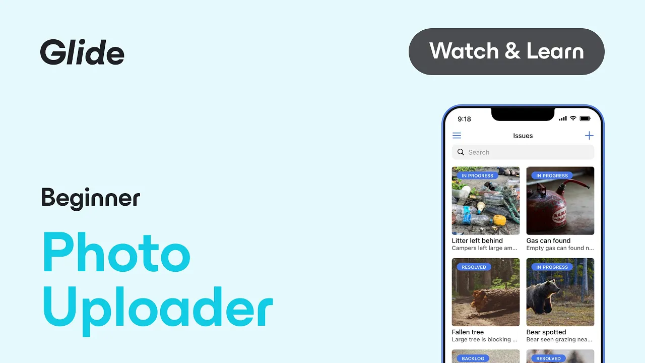 Make a Photo Uploader with Airtable | Glide Blog