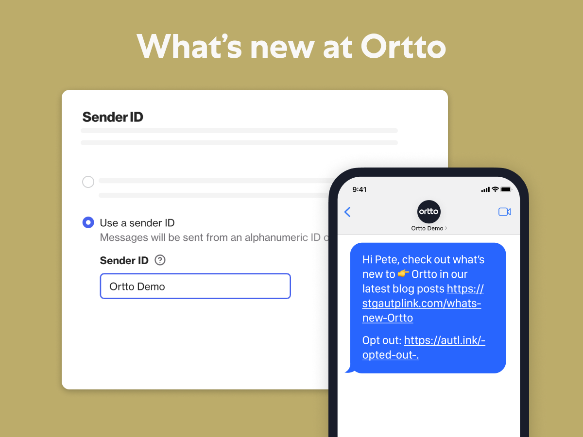 What’s new at Ortto