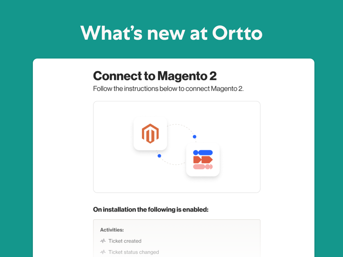 What's new at Ortto