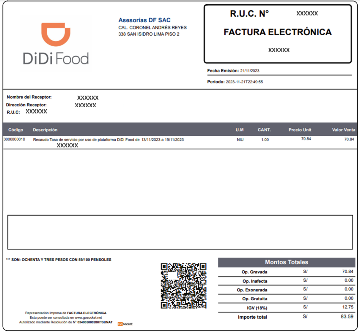Consulta temas de facturación y certificados de retenciones | DiDi Food ...