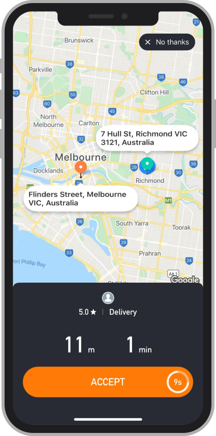 DiDi Delivery for Drivers - Next Steps | DiDi Australia