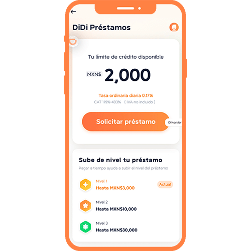 DiDi Préstamos - Rápido, Fácil y Seguro. | DiDi México