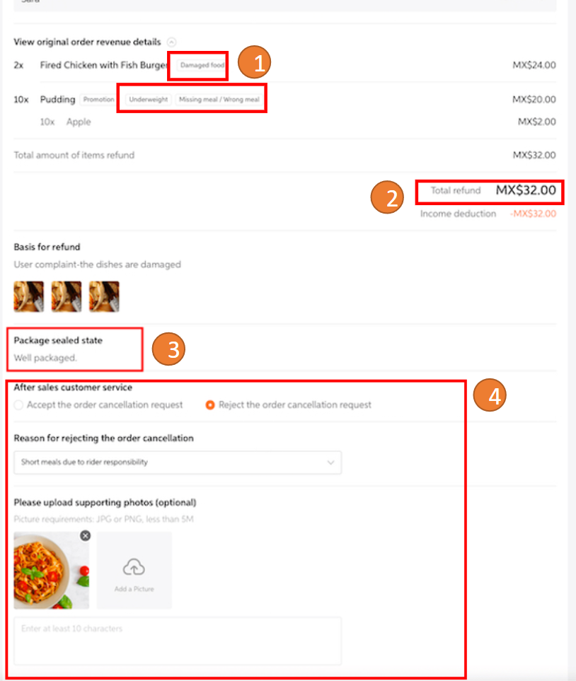 Cómo funcionan los reembolsos | DiDi Food México