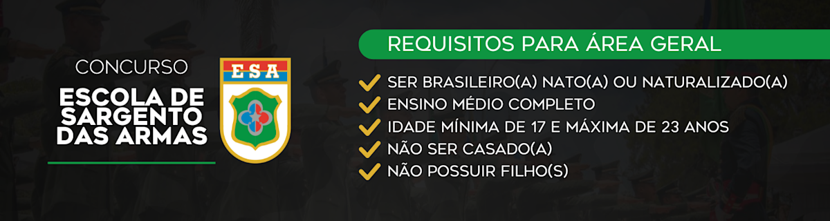 Escola de Sargentos das Armas - ESA - Concurso e Carreira | Mais ...
