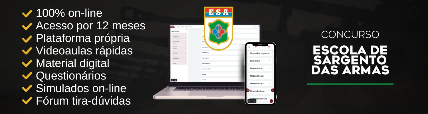Escola de Sargentos das Armas - ESA - Concurso e Carreira | Mais ...