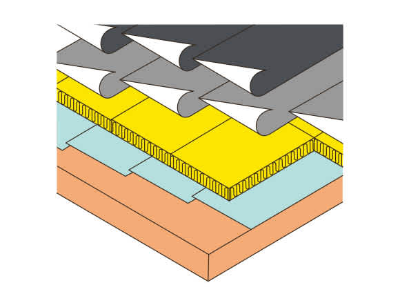 Opbygning af tag | Med varmt tag, tagkassetter mv. | BMI Danmark