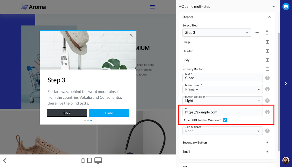 How to set up multi-step component experiences How to set up multi-step component experiences