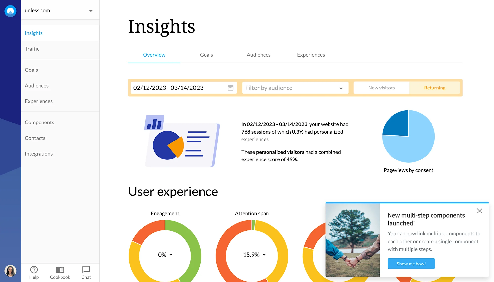Add in-product announcements to inform users of new features