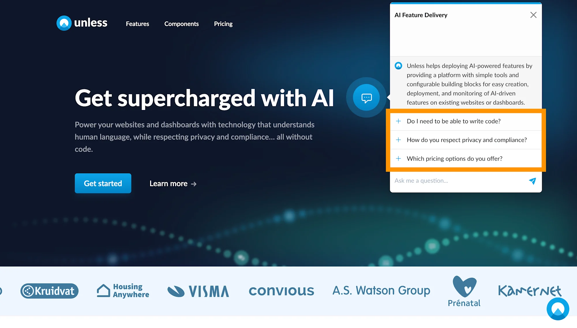 How to add a conversational UI component How to add a conversational UI component