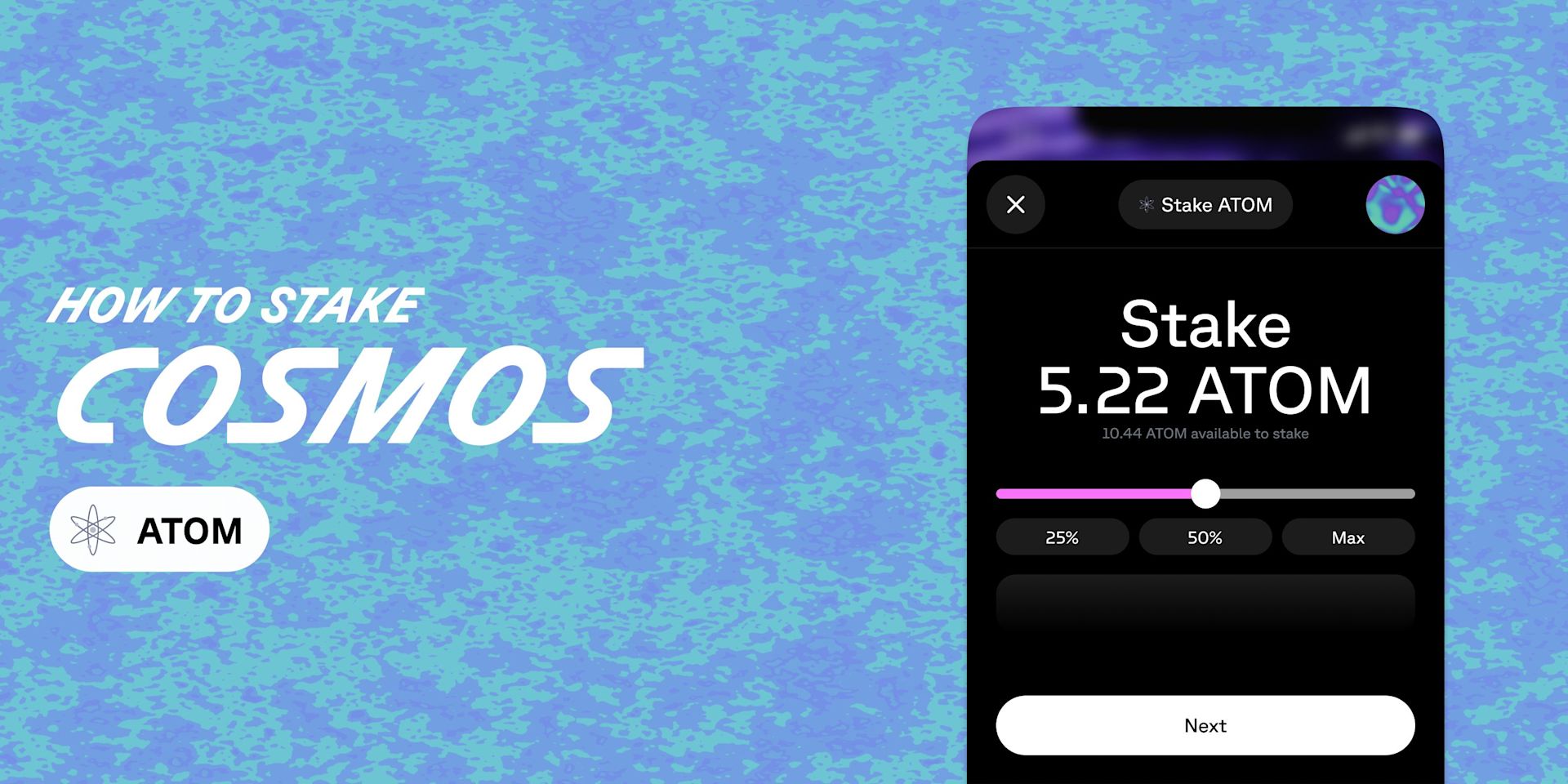 How to stake ATOM - OMNI