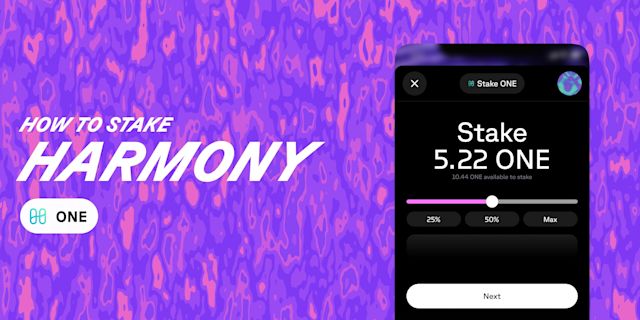 How to stake ONE - OMNI