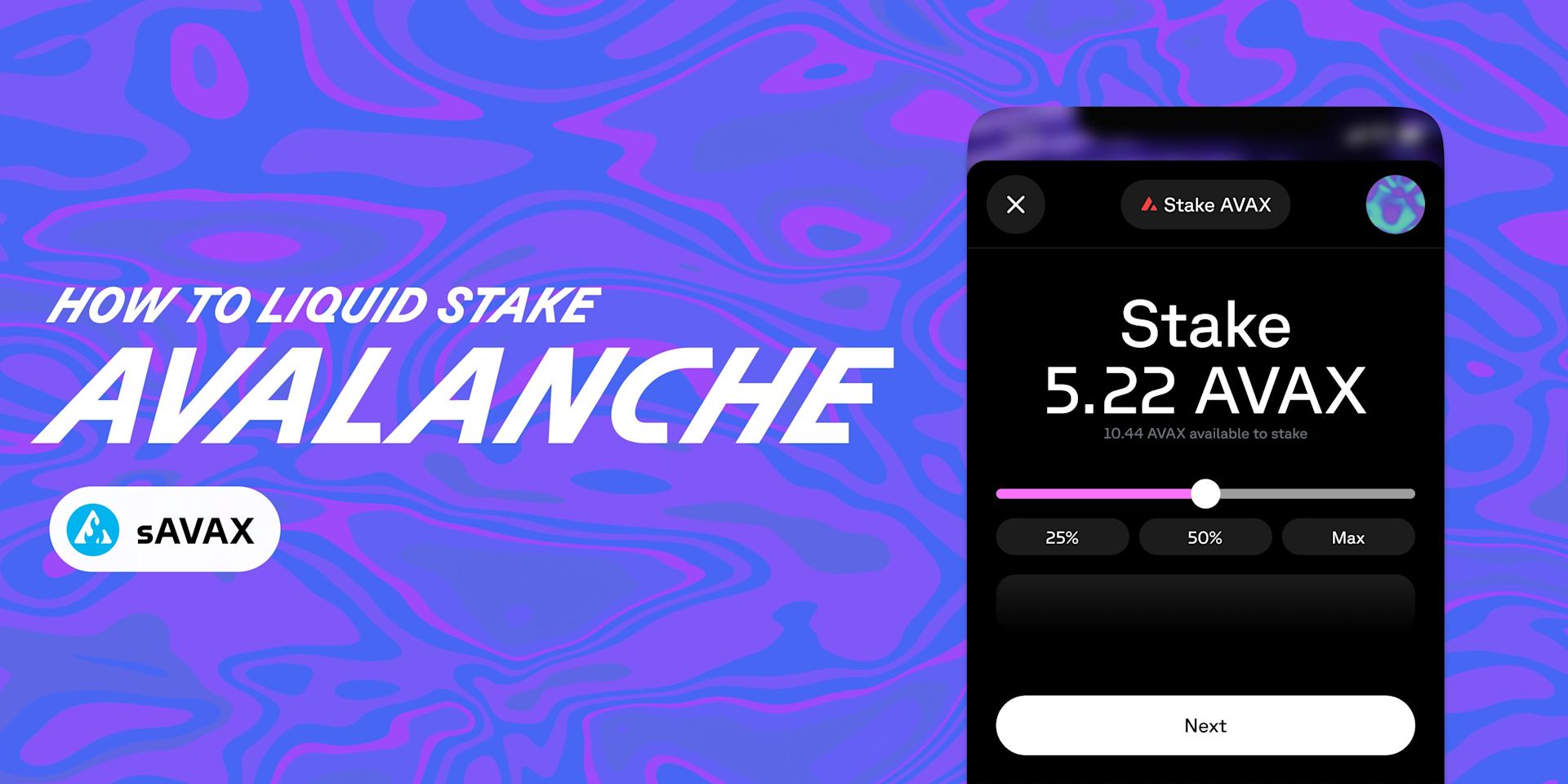 How to liquid stake AVAX (sAVAX) - OMNI