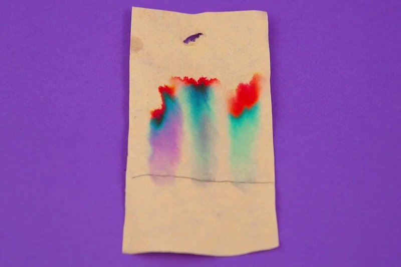 Fun science & arts experiment about chromatography, colors & more