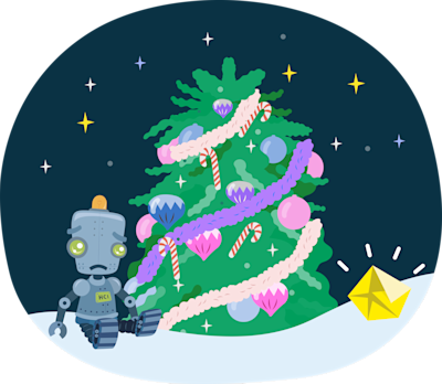 Fun science & arts experiment about Christmas, water & more