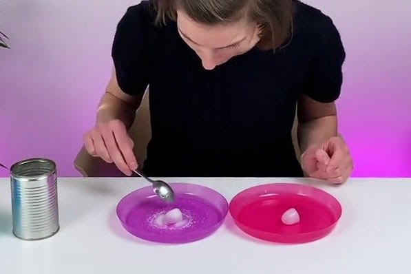 Fun science & mathematics experiment about frost, states of matter & more