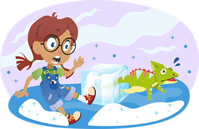 Fun science experiment about ice, melting & more