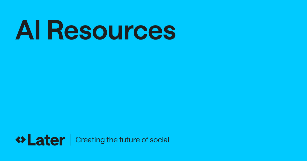 Ai Resources For Marketers Social Media Managers